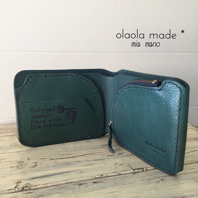 simple*harf wallet | iichi ハンドメイド・クラフト作品・手仕事品の通販