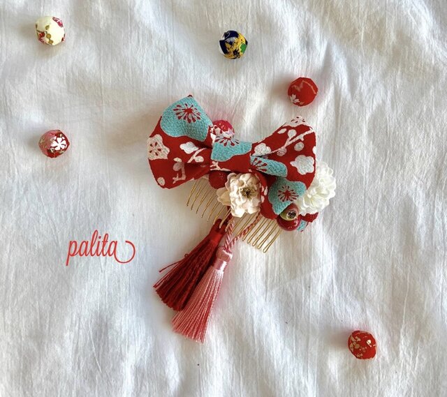 七五三 kids ヘアアクセサリー リボンberry | palita | ハンドメイド通販 iichi（いいち）