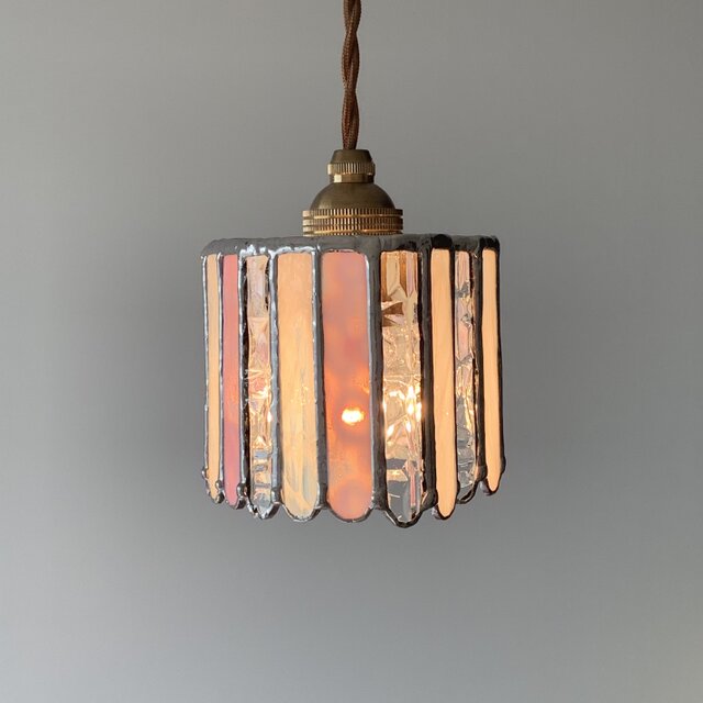 『ヒーリング ナイト』ライラック＆ホワイト BayView | iichi ハンドメイド・クラフト作品・手仕事品の通販