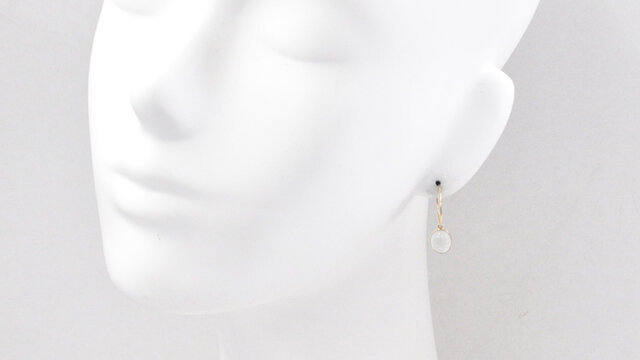 K10 ムーンストーン ピアスチャーム CD045CI2 | iichi 日々の暮らしを心地よくするハンドメイドやアンティークのマーケットプレイス