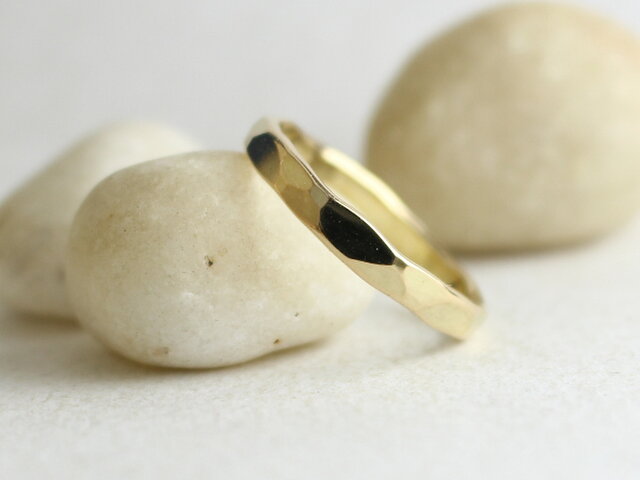 ゴールドK18リング 0077 | iichi ハンドメイド・クラフト作品・手仕事品の通販