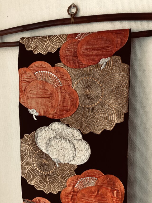 Kimono帯Bag 梅文様袋帯リュック | iichi ハンドメイド・クラフト作品・手仕事品の通販