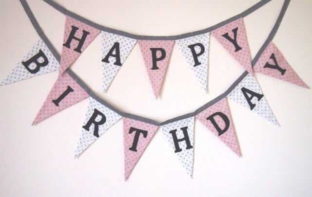 フラッグガーランド Happy Birthday | iichi ハンドメイド・クラフト作品・手仕事品の通販
