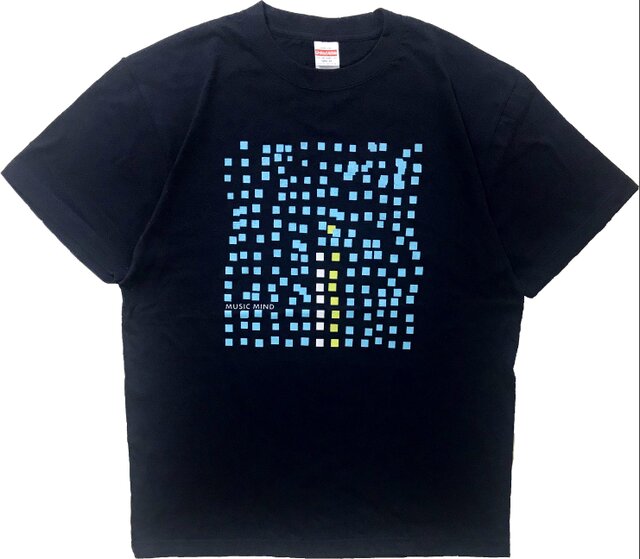 ミュージックマインド・ネイビー・Tシャツ【2TN-002-NY】 | iichi ハンドメイド・クラフト作品・手仕事品の通販