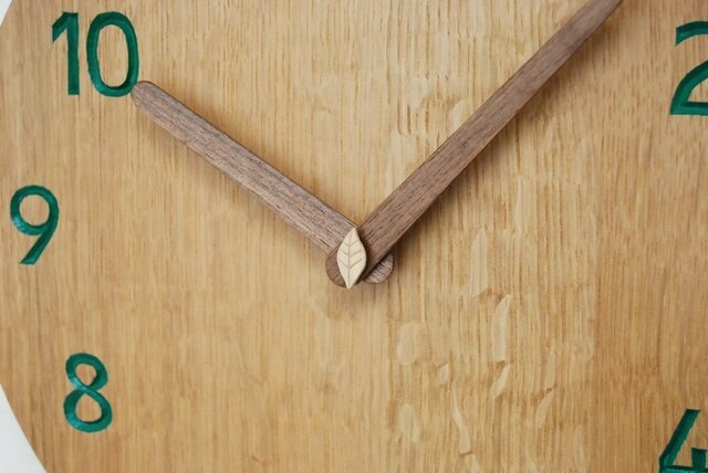 直径26cm 掛け時計 ｵｰｸ【2014】 | iichi ハンドメイド・クラフト作品・手仕事品の通販