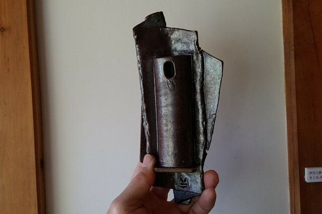 kー001 伊豆土泥化粧掛け花入 origami | iichi 日々の暮らしを心地よくするハンドメイドやアンティークのマーケットプレイス