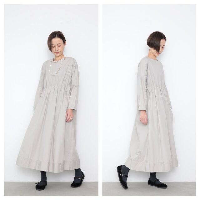 Hanna op / sky grey ロング丈120cm | iichi ハンドメイド・クラフト作品・手仕事品の通販