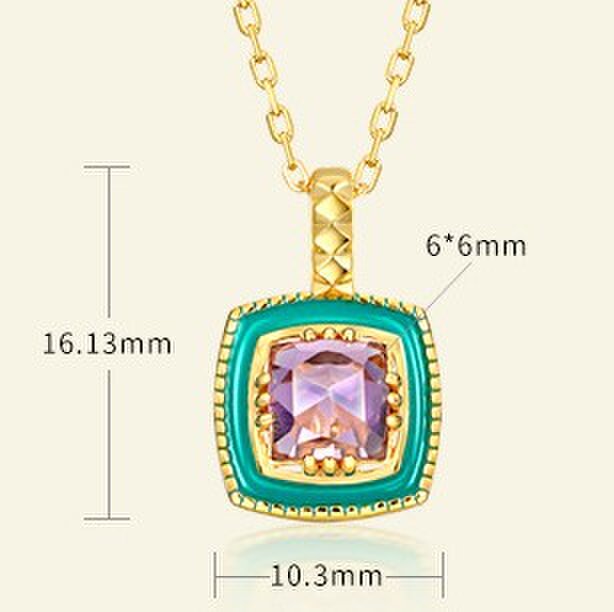 ＜受注制作＞アメジストのペンダント シルバー アメジスト おしゃれ 外出 0174 | iichi ハンドメイド・クラフト作品・手仕事品の通販