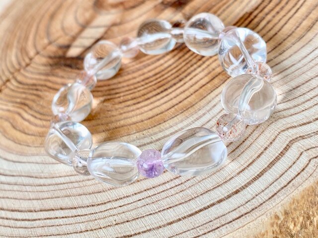 幸運の女神＊スーパーセブン（セイクリッドセブン）＊3Aグレード＊7mm＊大粒ナゲット：SEASONS | iichi ハンドメイド・クラフト作品・手仕事品の通販