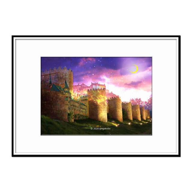 「ファンタジアⅢ」 ほっこり癒しのイラストA4サイズポスター No.729 | iichi ハンドメイド・クラフト作品・手仕事品の通販