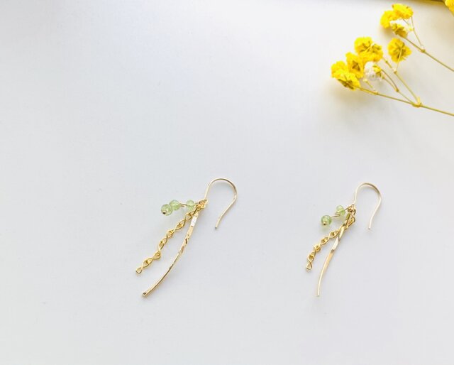 〔14kgf 〕 peridot ・. ・ . muscat | iichi ハンドメイド・クラフト作品・手仕事品の通販