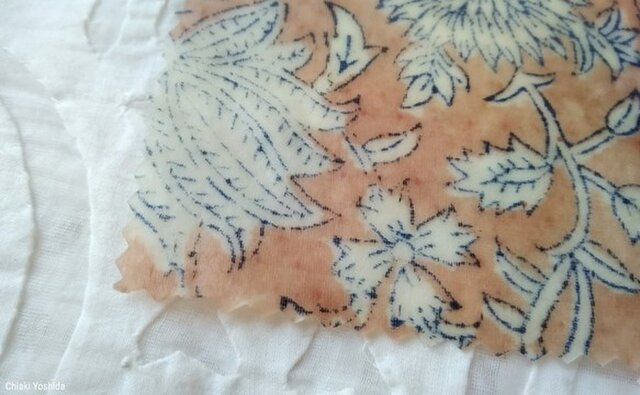 みつろうエコラップ 四角S：ベージュ 花柄 | iichi ハンドメイド・クラフト作品・手仕事品の通販