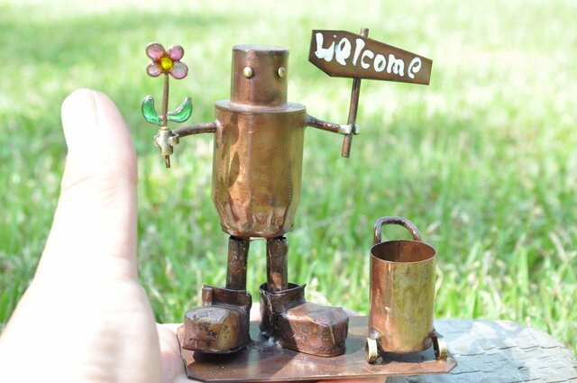 【受注製作】ウェルカムROBO（197） | iichi ハンドメイド・クラフト作品・手仕事品の通販