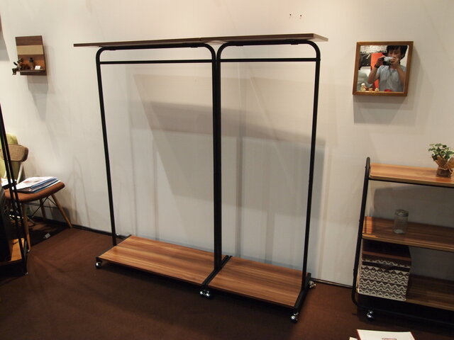 Factory Black Hanger Rack W90 | iichi ハンドメイド・クラフト作品・手仕事品の通販