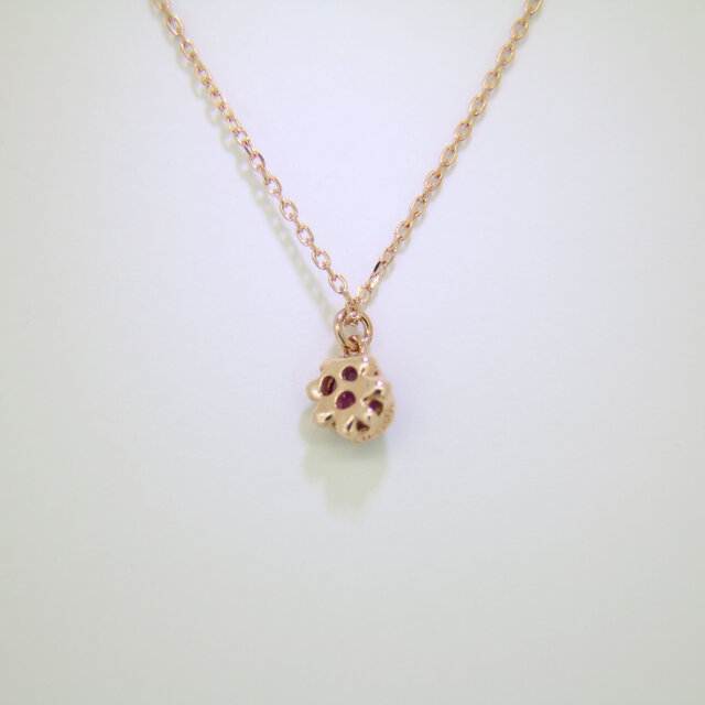 ルビーのネックレス ”秘めた想い” S.N.0888 | iichi ハンドメイド・クラフト作品・手仕事品の通販