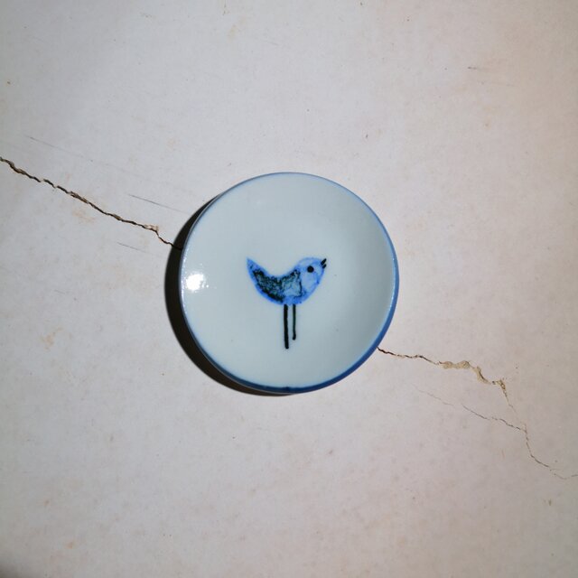 豆皿(鳥)(10-225) | iichi ハンドメイド・クラフト作品・手仕事品の通販