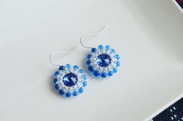 HANABI ブルー | iichi ハンドメイド・クラフト作品・手仕事品の通販