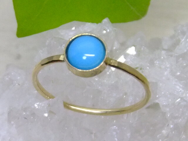 turquoise＊14kgf ring | iichi 日々の暮らしを心地よくするハンドメイドやアンティークのマーケットプレイス