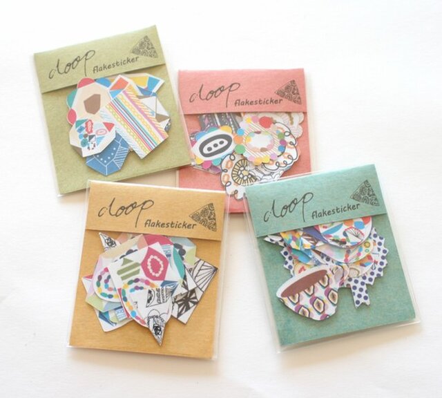 フレークシール_ヴィンテージ_緑 | iichi ハンドメイド・クラフト作品・手仕事品の通販