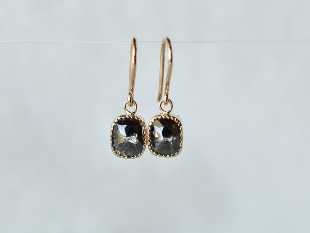 Ombre Diamond Earrings Night Sky | iichi ハンドメイド・クラフト作品・手仕事品の通販
