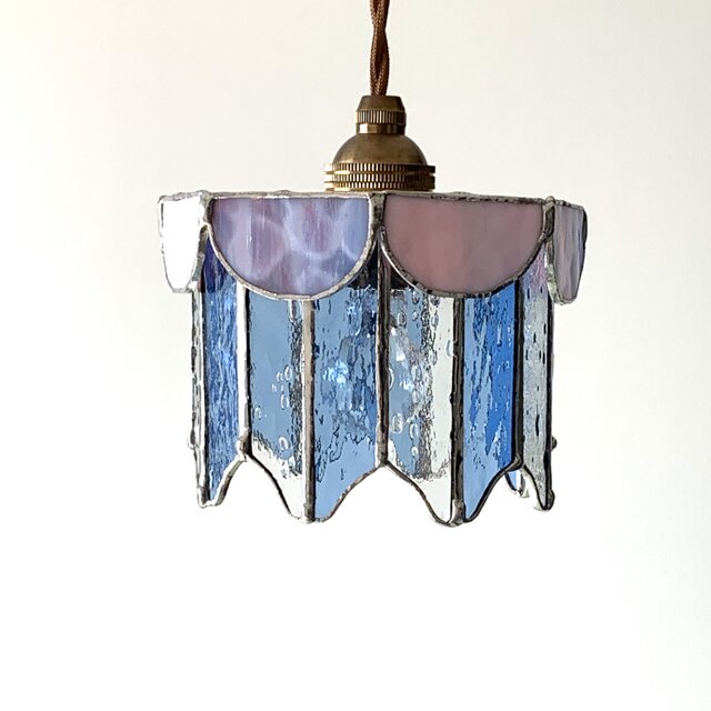 『ドリーミングナイト』ピンクラベンダー&ブルーアイリス BayView | iichi ハンドメイド・クラフト作品・手仕事品の通販