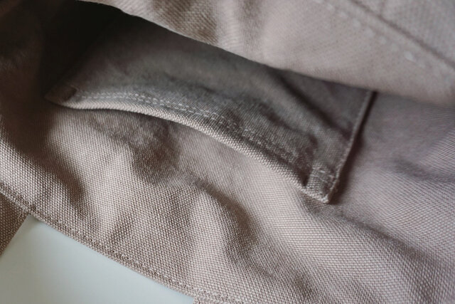 OVALTOTE - stripe - (M) / pinkbeige × ecru | iichi ハンドメイド・クラフト作品・手仕事品の通販