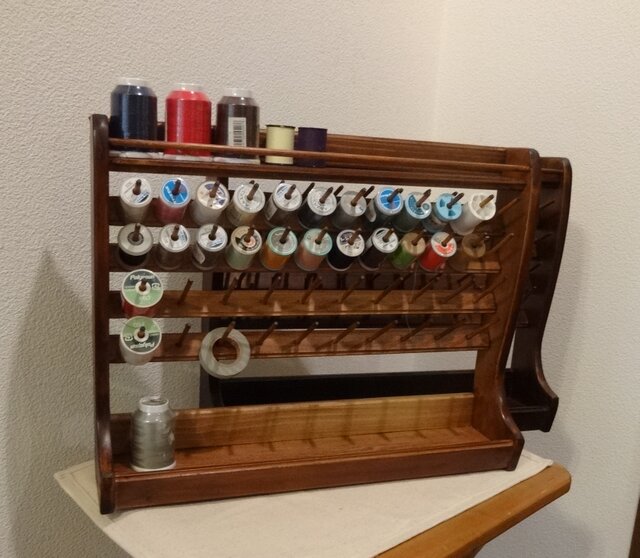 スーパーワイド糸立て（チーク色） | iichi 日々の暮らしを心地よくするハンドメイドやアンティークのマーケットプレイス