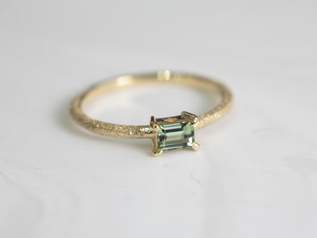 ミントグリーントルマリンリング（No.1333） | iichi ハンドメイド・クラフト作品・手仕事品の通販