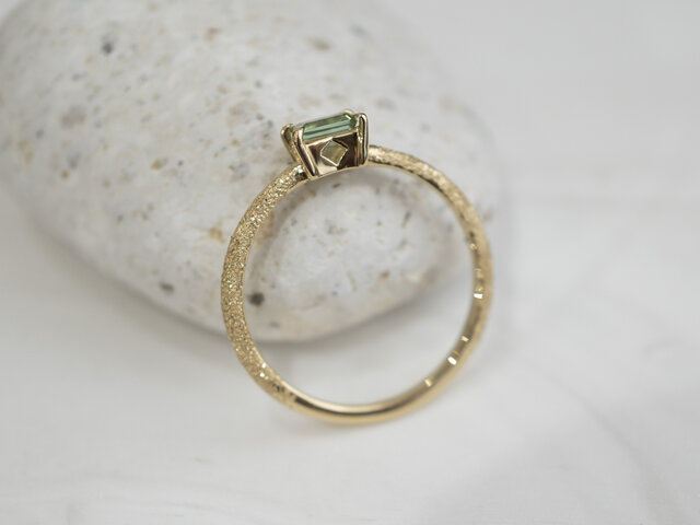 ミントグリーントルマリンリング（No.1333） | iichi ハンドメイド・クラフト作品・手仕事品の通販