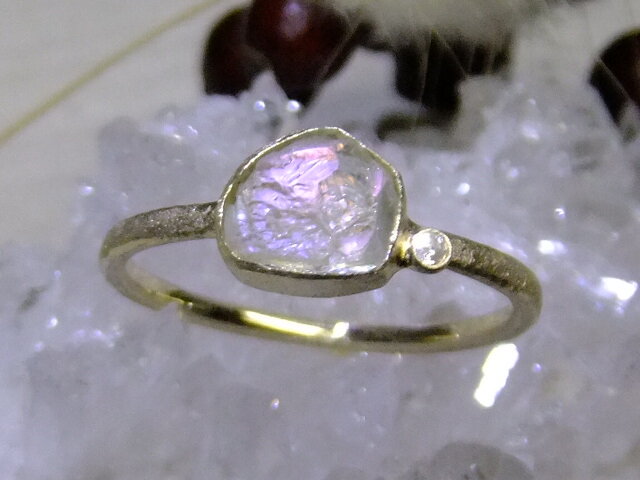 golden moon＊K10 ring | iichi ハンドメイド・クラフト作品・手仕事品の通販