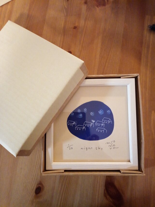 銅版画 『night sky』 | iichi ハンドメイド・クラフト作品・手仕事品の通販