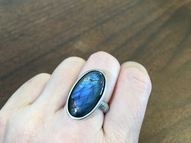 spectrolite ring | iichi ハンドメイド・クラフト作品・手仕事品の通販