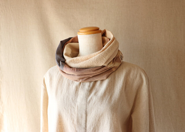 クリームモカピンク Snood | iichi ハンドメイド・クラフト作品・手仕事品の通販