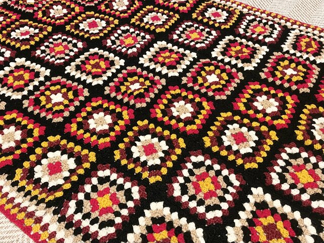grannysquare blanket | iichi ハンドメイド・クラフト作品・手仕事品の通販