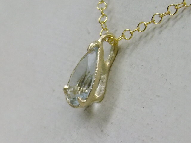 aquamarine＊K10 top | iichi ハンドメイド・クラフト作品・手仕事品の通販