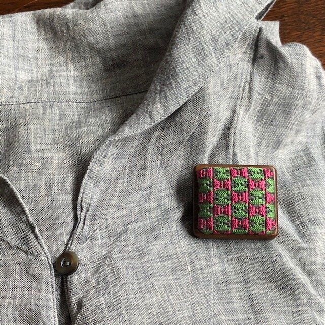 絽ざしのブローチ －Jazz－ | iichi ハンドメイド・クラフト作品・手仕事品の通販