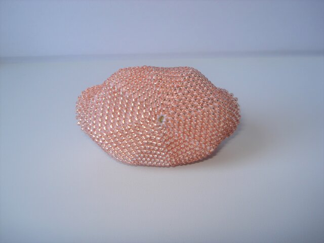 Beaded Purse --Peach Sorbet-- (Petite) | iichi 日々の暮らしを心地よくするハンドメイドやアンティークのマーケットプレイス