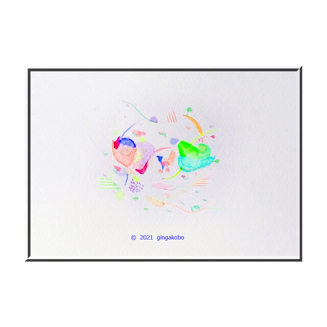 「ゴロンと横になったら見えた景色」 ほっこり癒しのイラストA4サイズポスター No.778 | iichi ハンドメイド・クラフト作品・手仕事品の通販