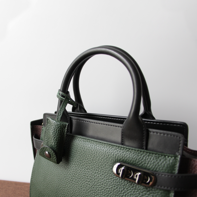 お洒落な牛革ハンドバッグ斜め掛けショルダーバッグピンク | iichi 日々の暮らしを心地よくするハンドメイドやアンティークのマーケットプレイス