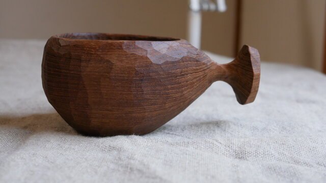 マグカップ（ククサ）チーク #0328 | iichi ハンドメイド・クラフト作品・手仕事品の通販