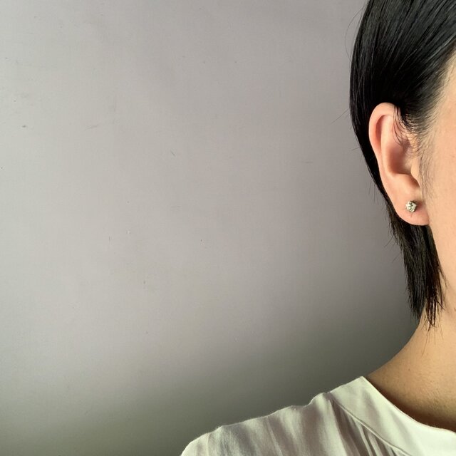 パイライトのミニ14kgピアス | iichi ハンドメイド・クラフト作品・手仕事品の通販