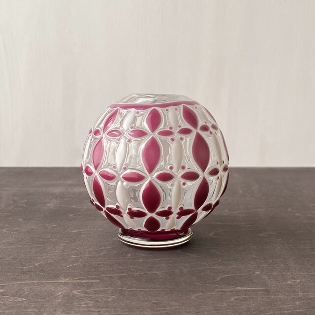 pattern vase 桃花 | iichi ハンドメイド・クラフト作品・手仕事品の通販