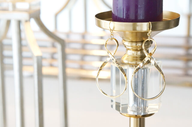 【Noble】14KGF Infinity Earrings | iichi ハンドメイド・クラフト作品・手仕事品の通販