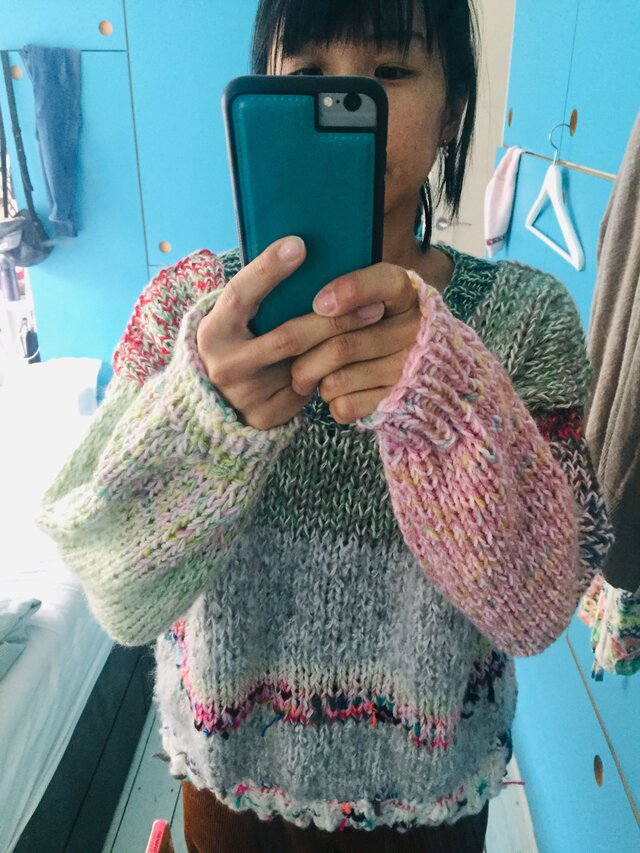 手編みのセーター 1325 | iichi ハンドメイド・クラフト作品・手仕事品の通販