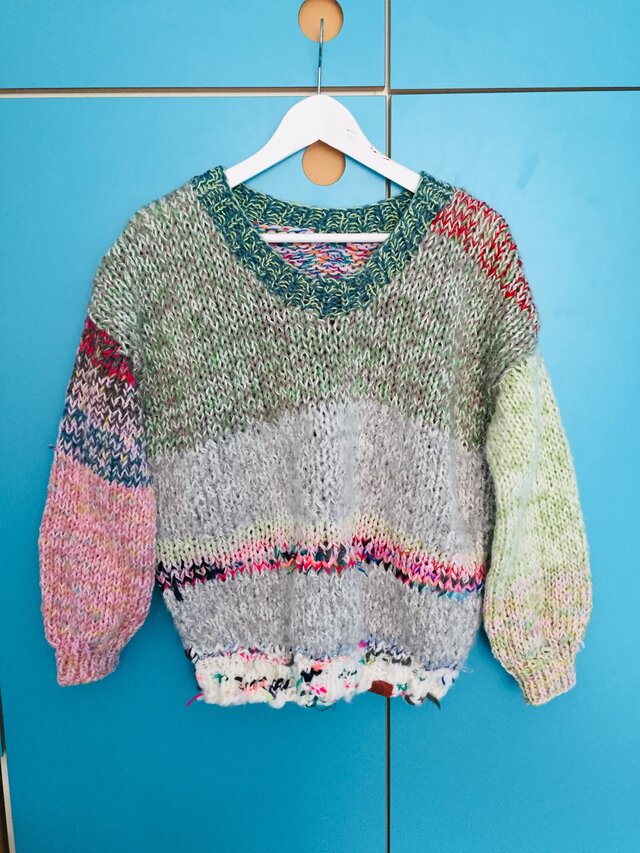 手編みのセーター 1325 | iichi ハンドメイド・クラフト作品・手仕事品の通販