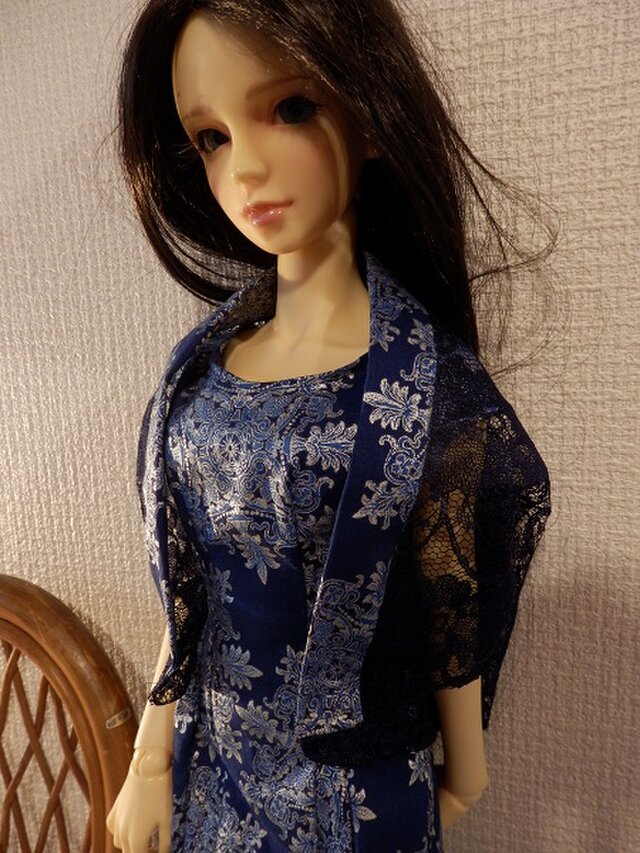 sd16 チャイナ風ドレスとレースのマーガレット | iichi ハンドメイド・クラフト作品・手仕事品の通販