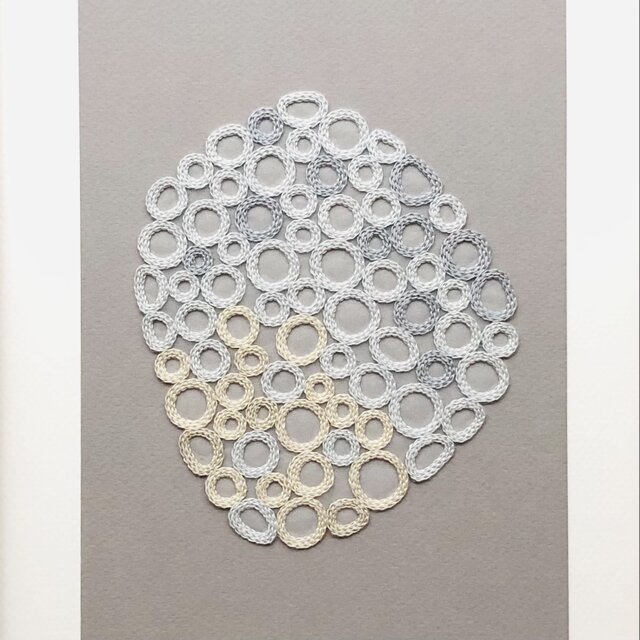 embroidery art 刺繍のフレーム no.23 | iichi ハンドメイド・クラフト作品・手仕事品の通販