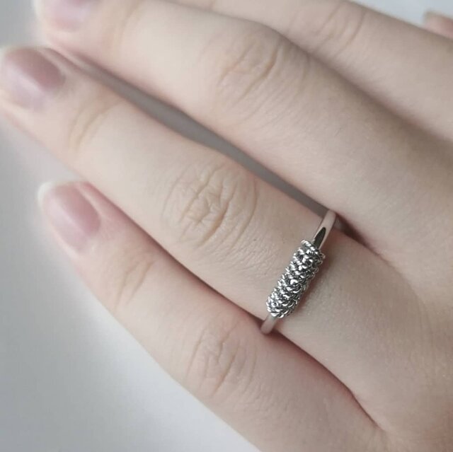 circle ringシルバーバージョン | iichi ハンドメイド・クラフト作品・手仕事品の通販