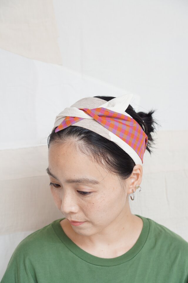 20％off mama&kids patchwork turban set (cotton mix 20ss-a) | iichi 日々の暮らしを心地よくするハンドメイドやアンティークの ...