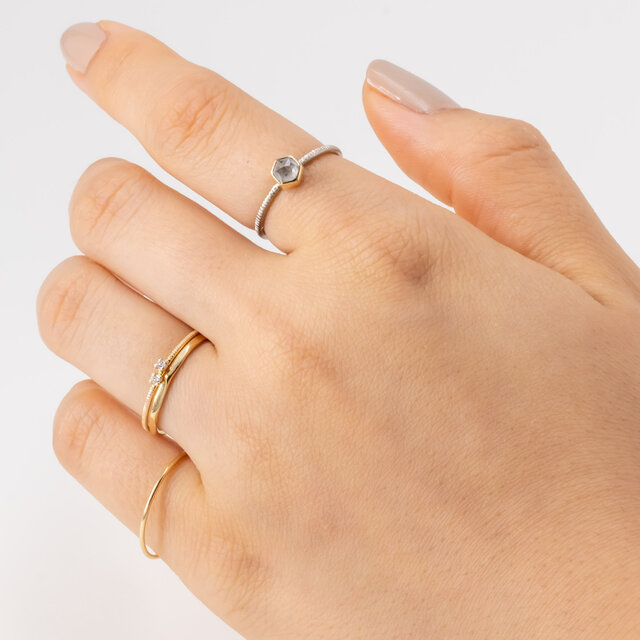 Fog Diamond Ring | iichi ハンドメイド・クラフト作品・手仕事品の通販